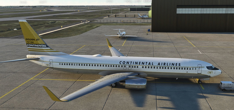 PMDG 737-900 Continental Airlines - Golden Jet Livery - N79402 for ...