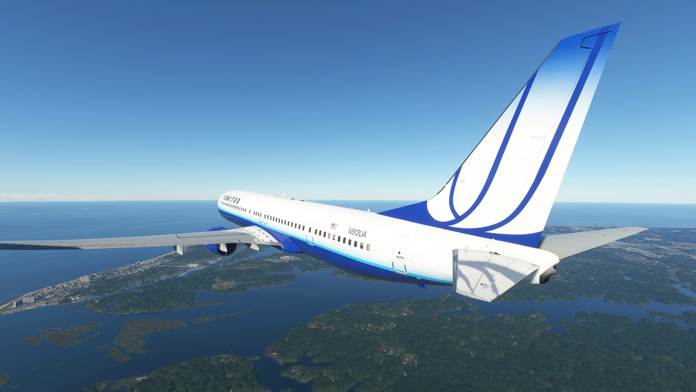 PMDG 737-900(ER) United Airlines 'Blue Tulip' w/ Cabin (N927UA and ...