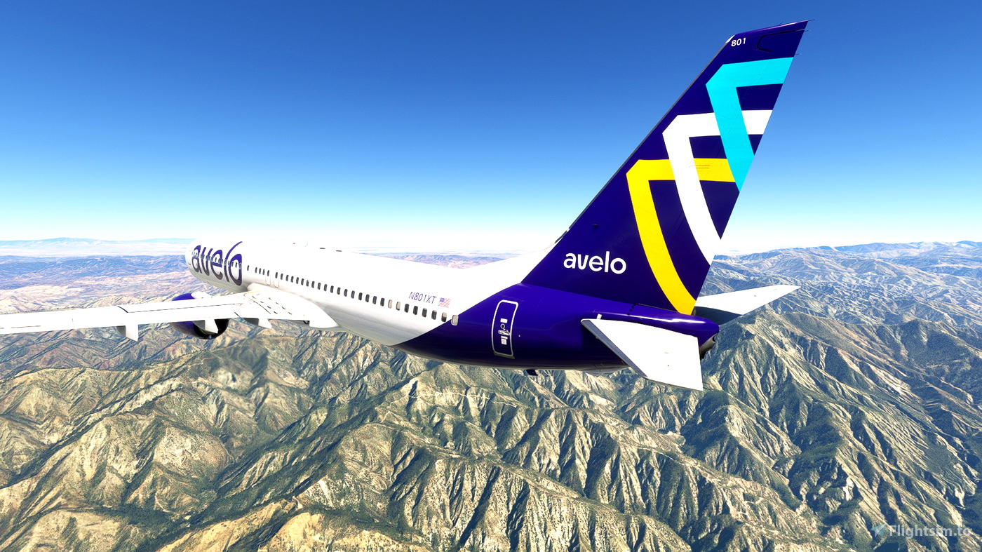 PMDG 737-900(ER) w/ cabin Avelo Air (N801XT) pour Microsoft Flight ...