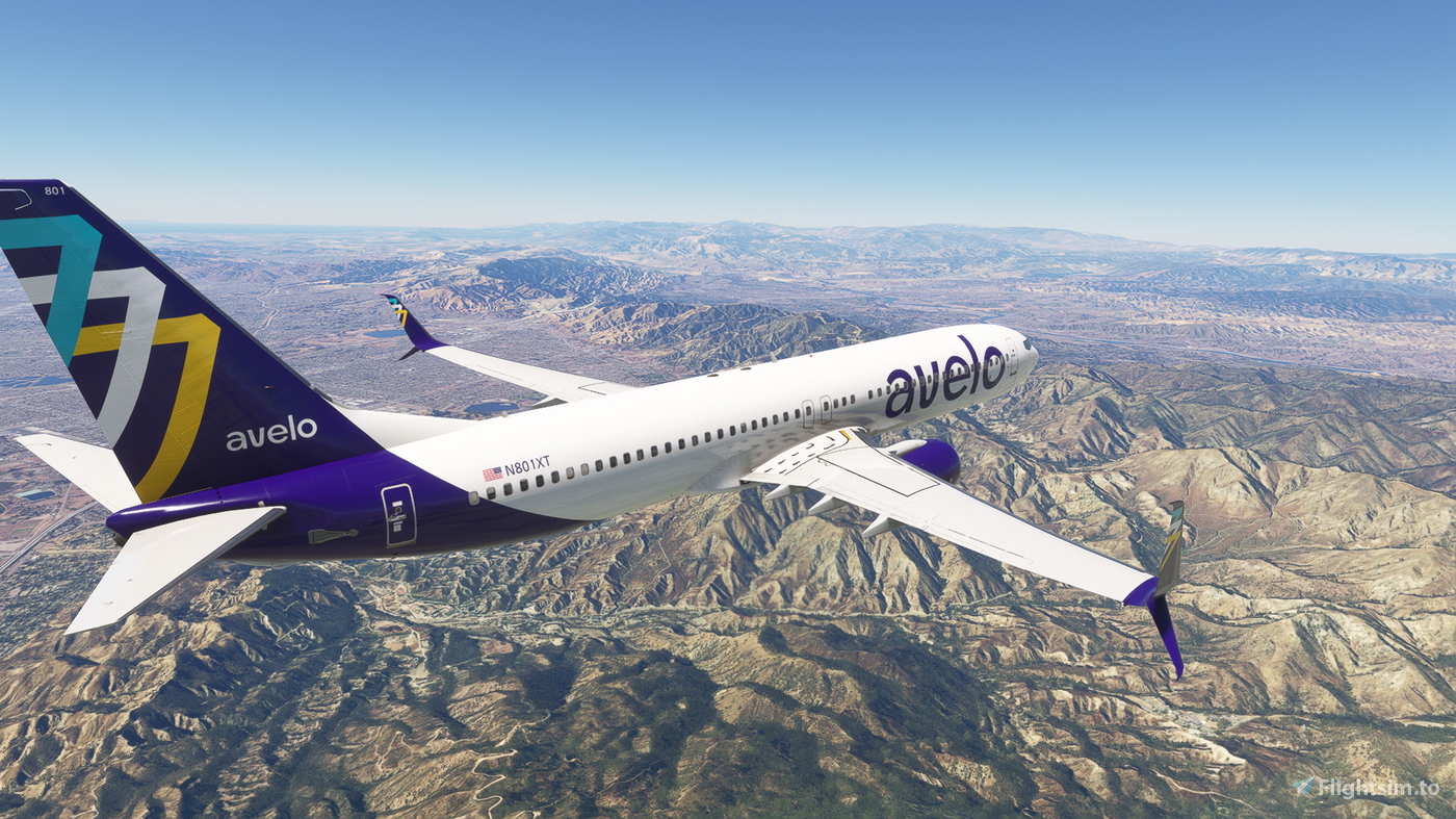 PMDG 737-900(ER) w/ cabin Avelo Air (N801XT) for Microsoft Flight ...