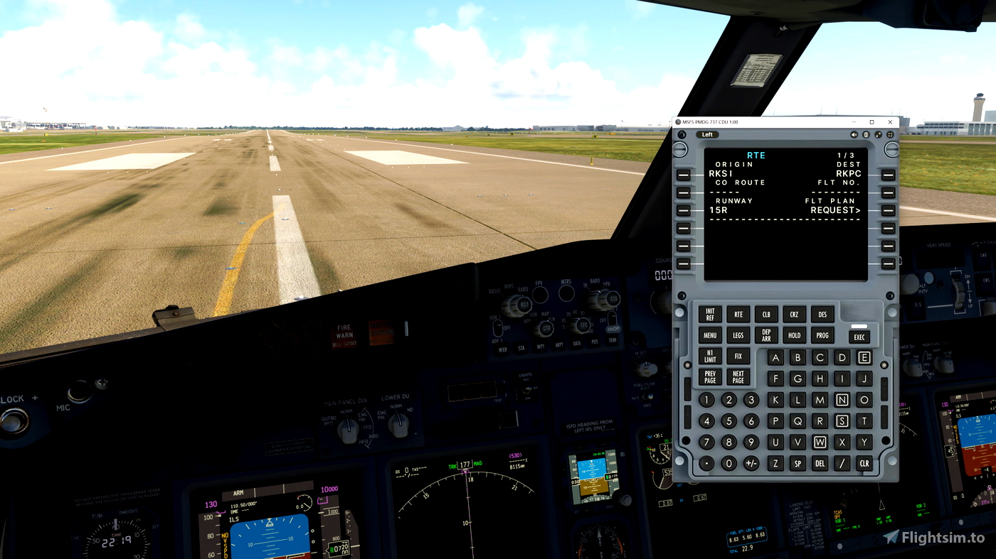 PMDG 737 CDU for Microsoft Flight Simulator | MSFS
