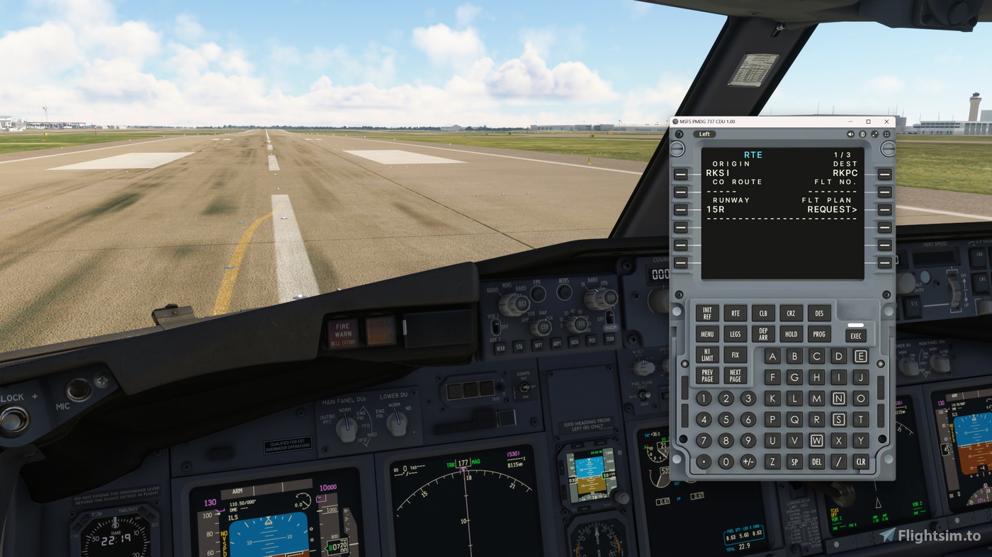 PMDG 737 CDU for Microsoft Flight Simulator | MSFS