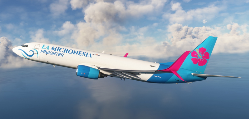PMDG 738BCF EA Micronesia (Fictional Regional Airline of Micronesia ...