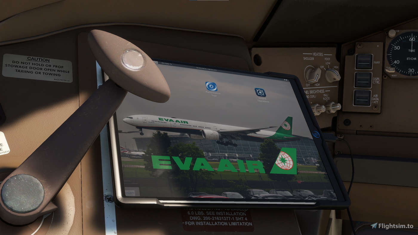 PMDG 777-300 EVA Air EFB for Microsoft Flight Simulator | MSFS