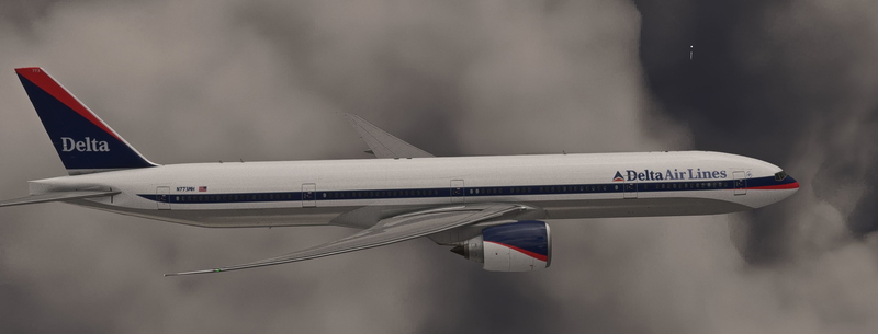 PMDG 777-300ER Delta Air Lines - Ron Allen/Interim Livery - Fictional ...