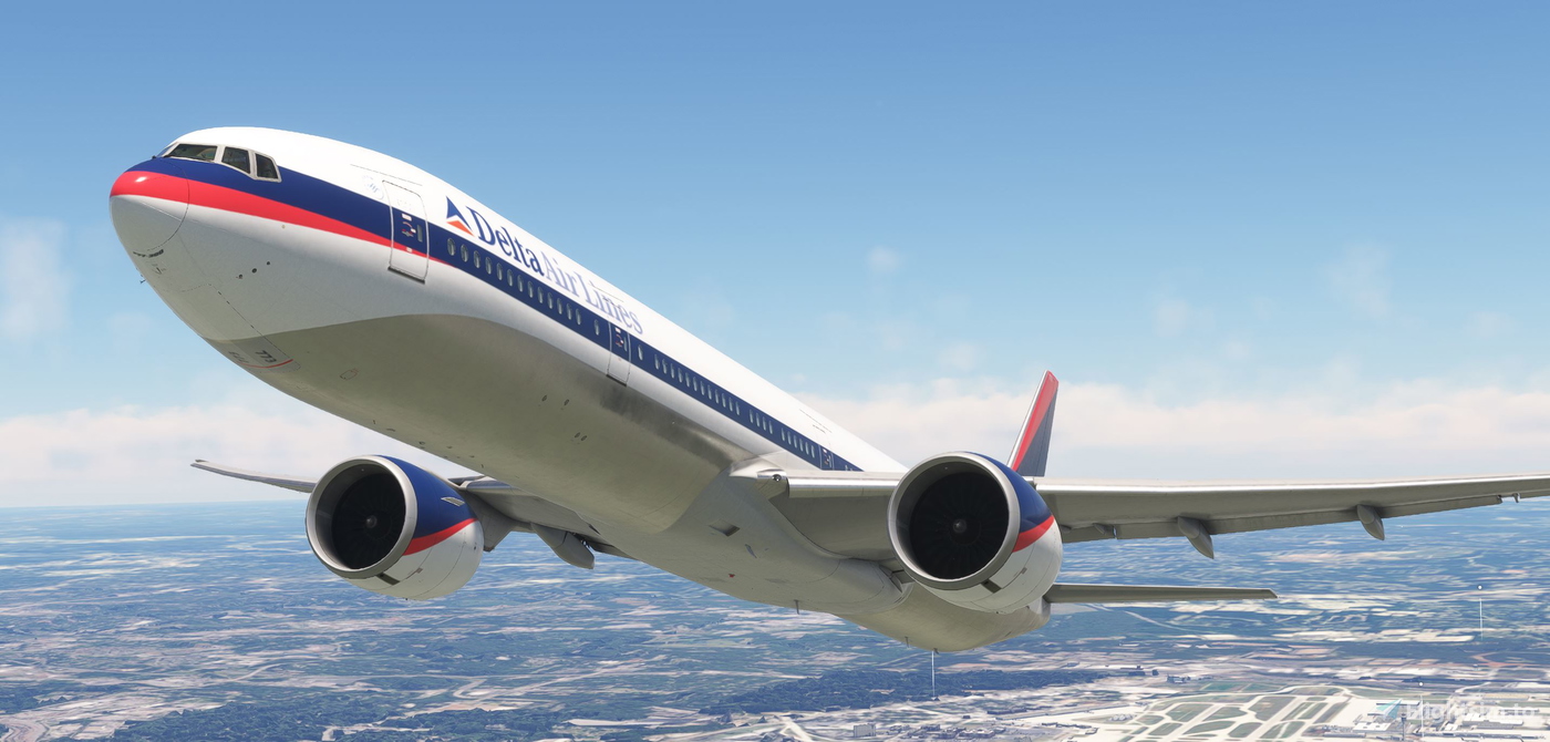 PMDG 777-300ER Delta Air Lines - Ron Allen/Interim Livery - Fictional ...