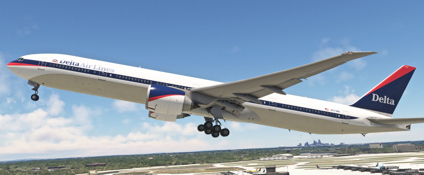 PMDG 777-300ER Delta Air Lines - Ron Allen/Interim Livery - Fictional ...