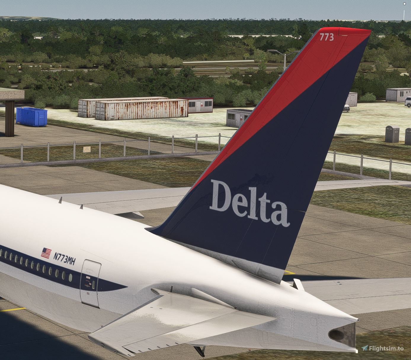 PMDG 777-300ER Delta Air Lines - Ron Allen/Interim Livery - Fictional ...