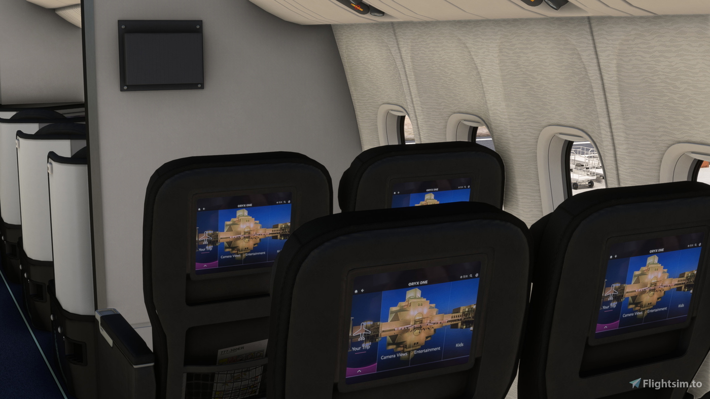 PMDG 777-300ER | Qatar Airways "oneworld" Livery (A7-BAB) for Microsoft Flight Simulator | MSFS