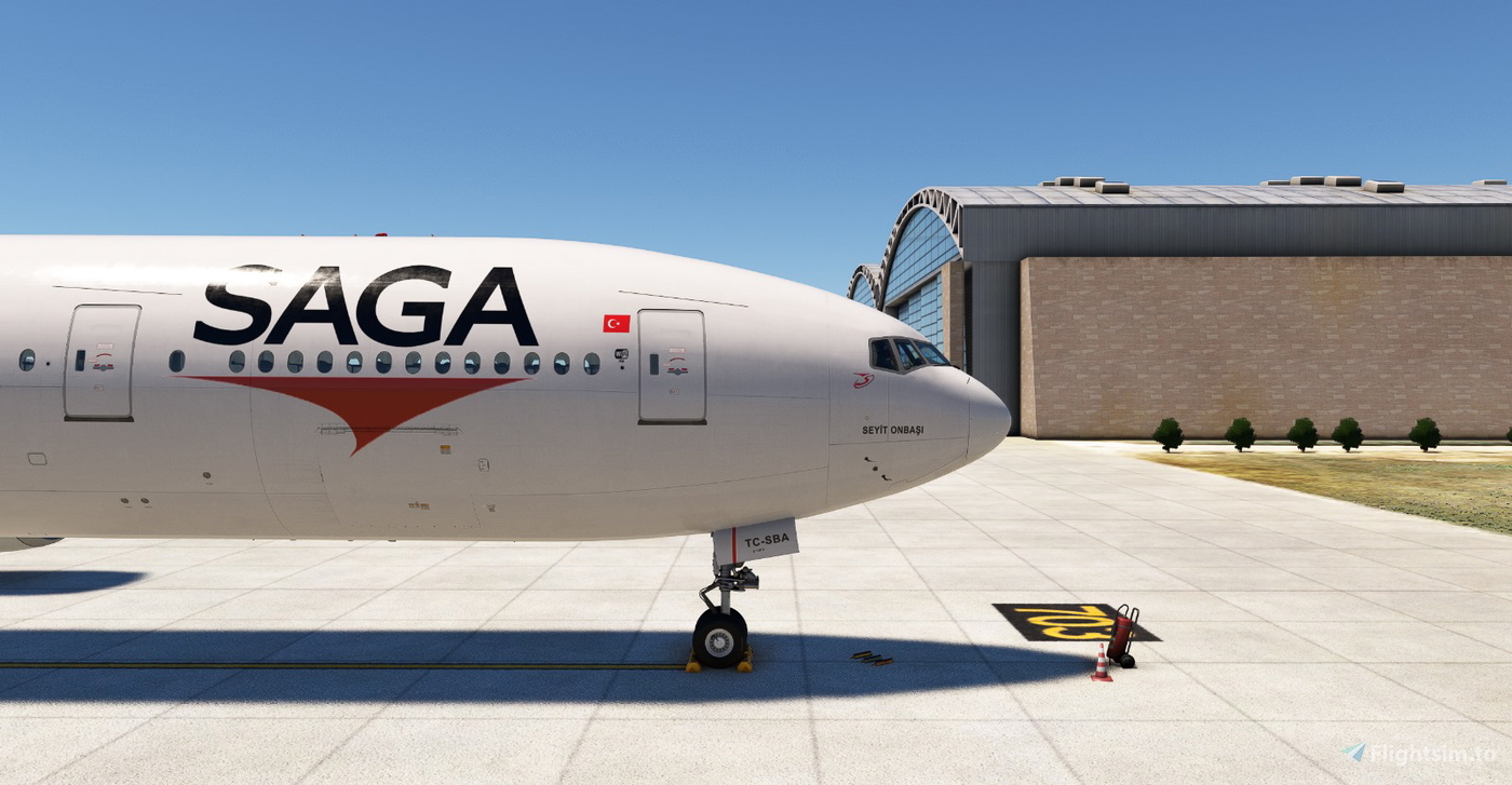 PMDG 777-300ER SAGA AIRLINES TC-SBA for Microsoft Flight Simulator | MSFS
