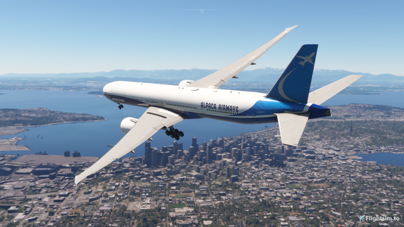 PMDG 777-300ER Alpaca Airways Boeing House Livery (G-BGFT) για το ...