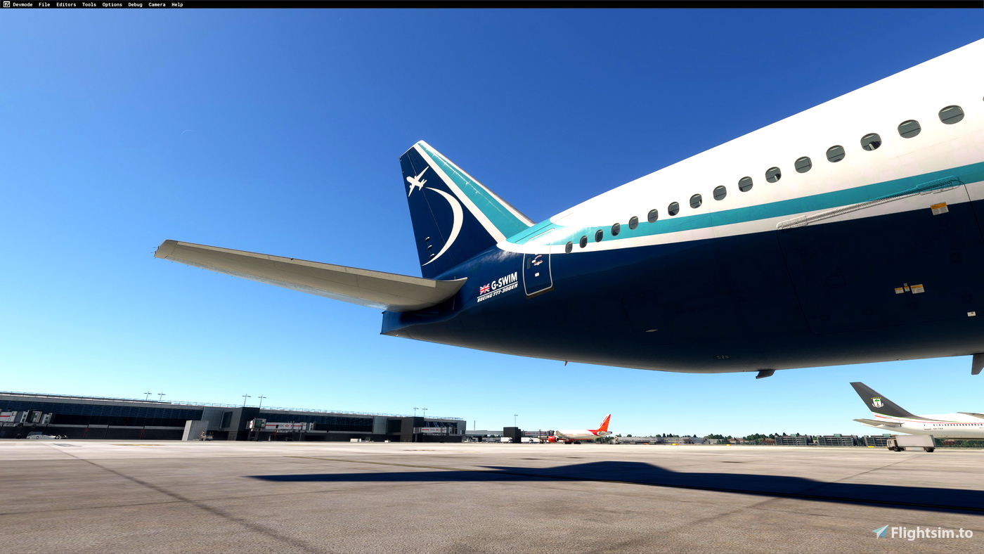 PMDG 777-300ER Alpaca Airways Corporate Livery (G-SWIM) for Microsoft ...