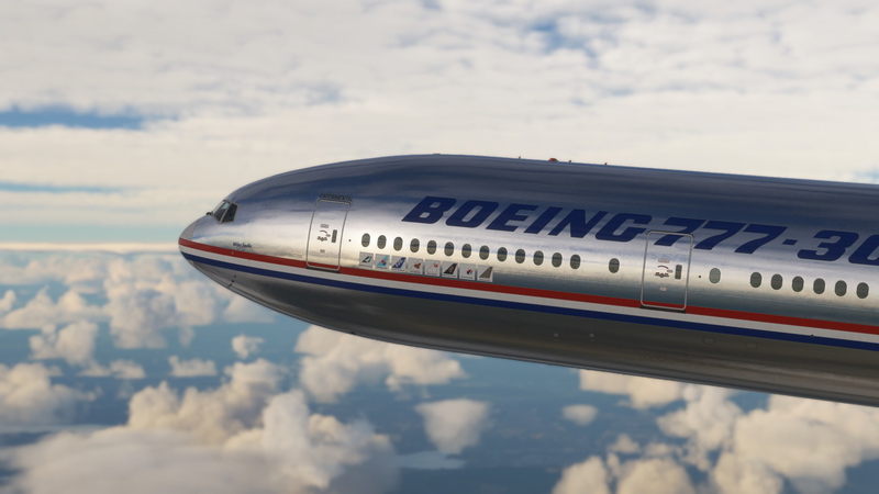 PMDG 777-300ER Boeing House Bare Metal (N5014K - 1997) [Fictional] for ...