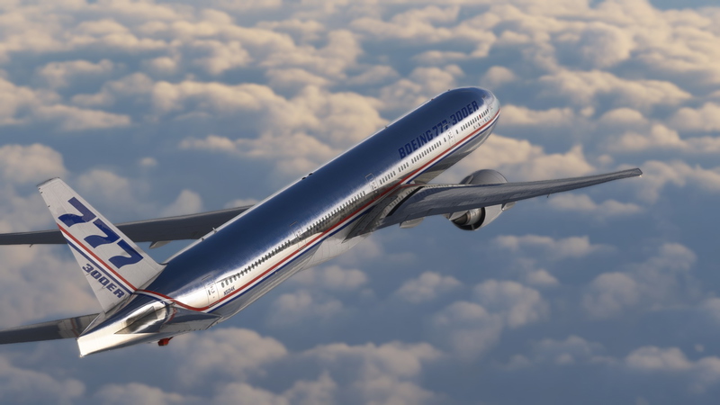 PMDG 777-300ER Boeing House Bare Metal (N5014K - 1997) [Fictional] for ...