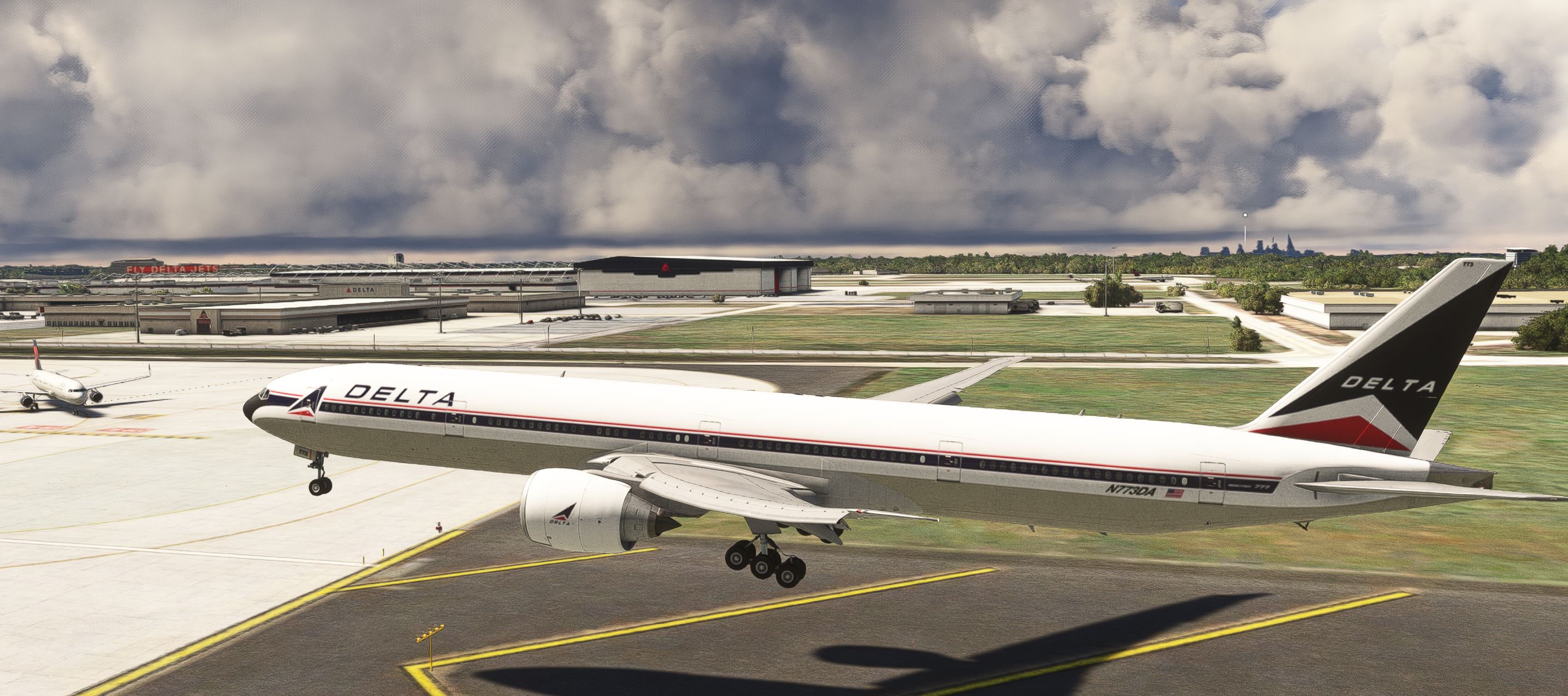 PMDG 777-300ER Delta Air Lines - Widget Livery Fictional - N773DA ...