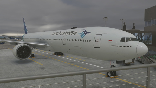 EFB Wallpaper Garuda Indonesia Addon for PMDG B777-300ER for Microsoft ...