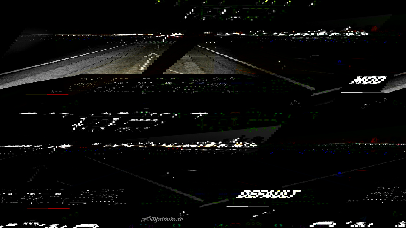 [MRSAT] PMDG 777-300ER Lights Mod for Microsoft Flight Simulator | MSFS