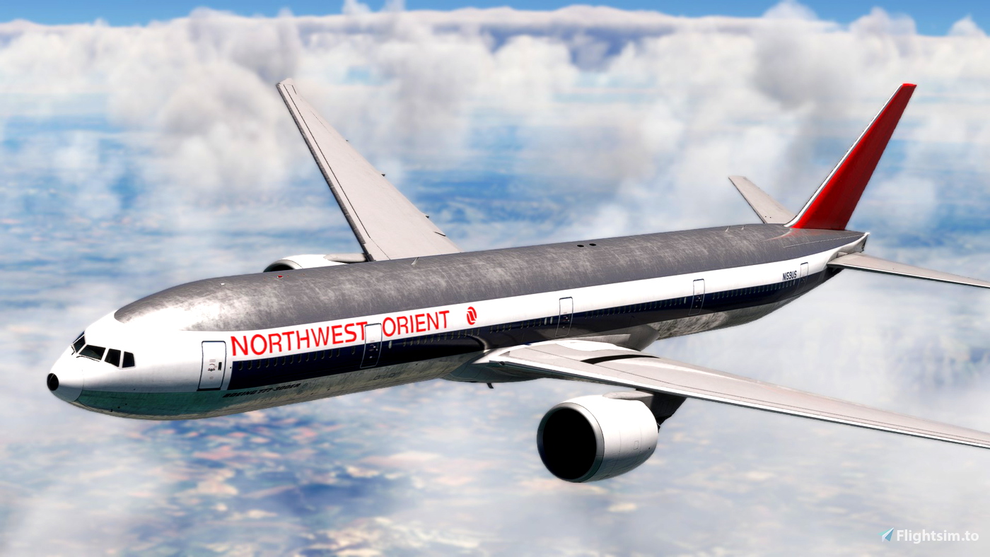 PMDG 777-300ER Northwest Orient "Thermometer" (N159US) [Fictional] for ...