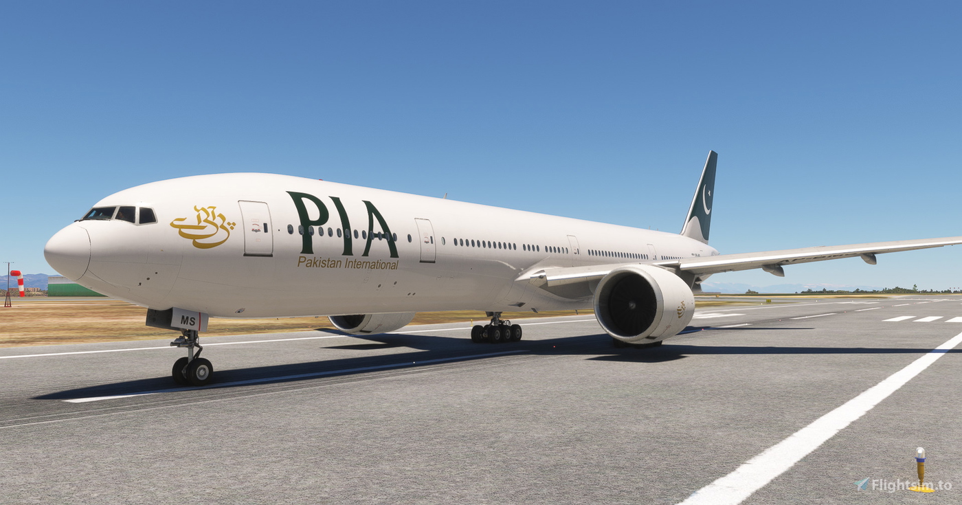PMDG 777-300ER PIA AP-BMS EUROWHITE DIRTY (w/CABIN) | BY PIA VIRTUAL ...