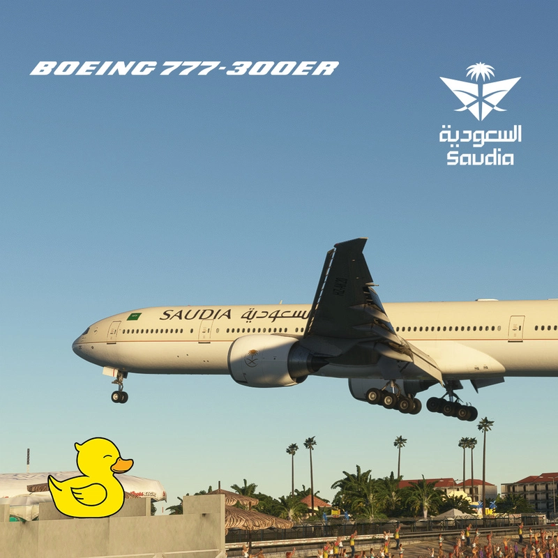 PMDG 777-300ER Saudia Airlines HZ-AK20 for Microsoft Flight Simulator | MSFS