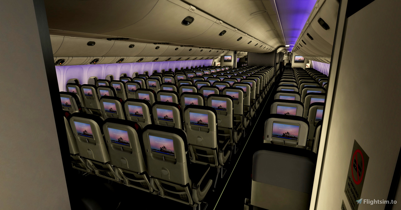 PMDG 777-300ER | Virgin Australia - VH-VPH 8K + Cabin のために Microsoft ...