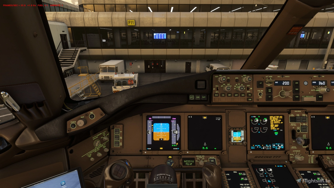 PMDG 777 Customs Views for Microsoft Flight Simulator | MSFS