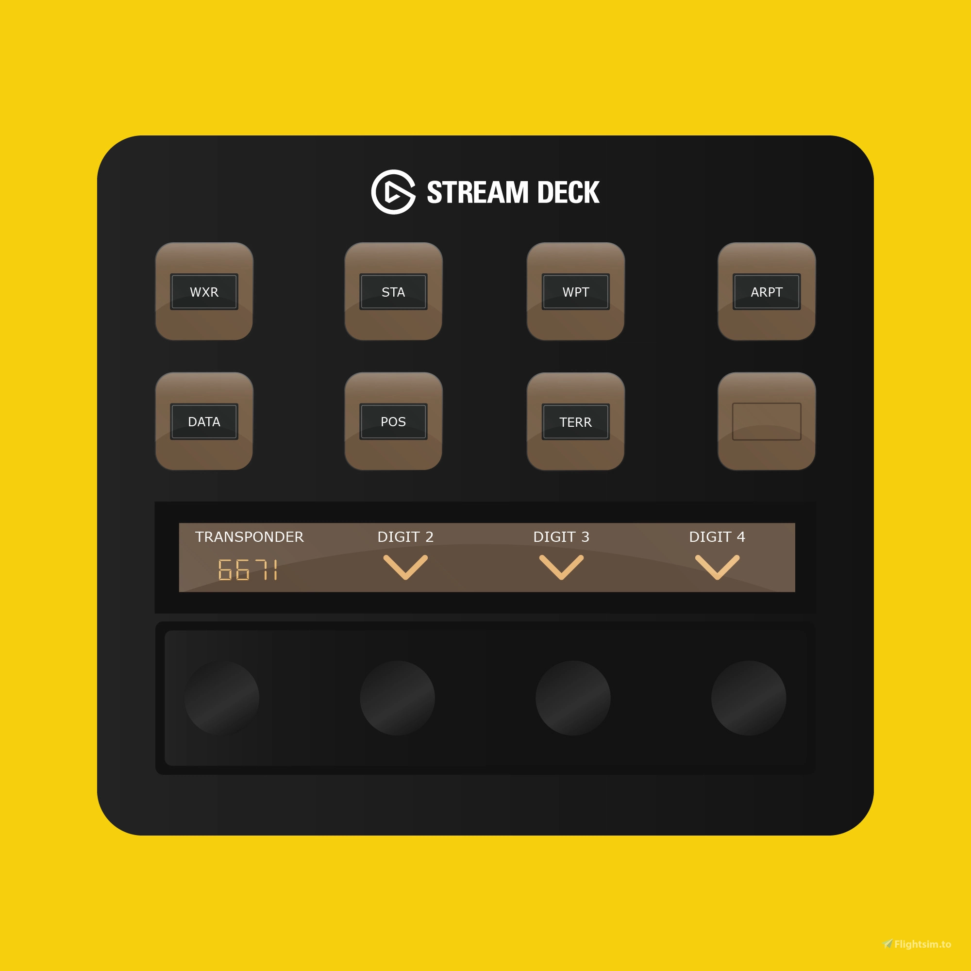 Flight Panels - PMDG 777 Stream Deck + Autopilot Panel (Tan) for ...