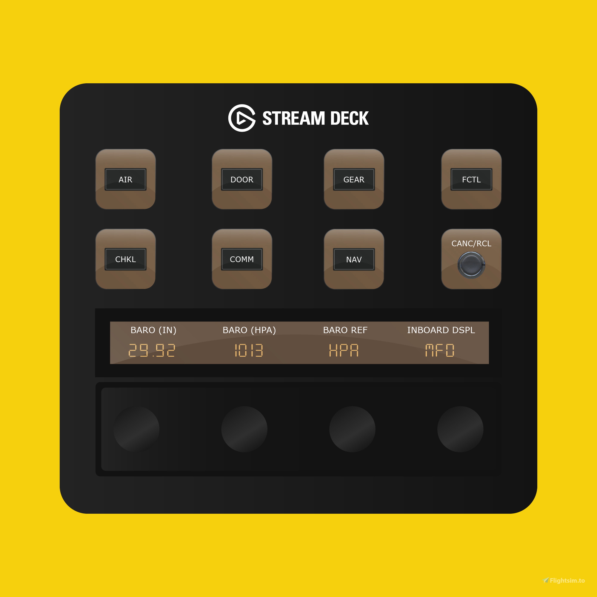 Flight Panels - PMDG 777 Stream Deck + Autopilot Panel (Tan) for ...