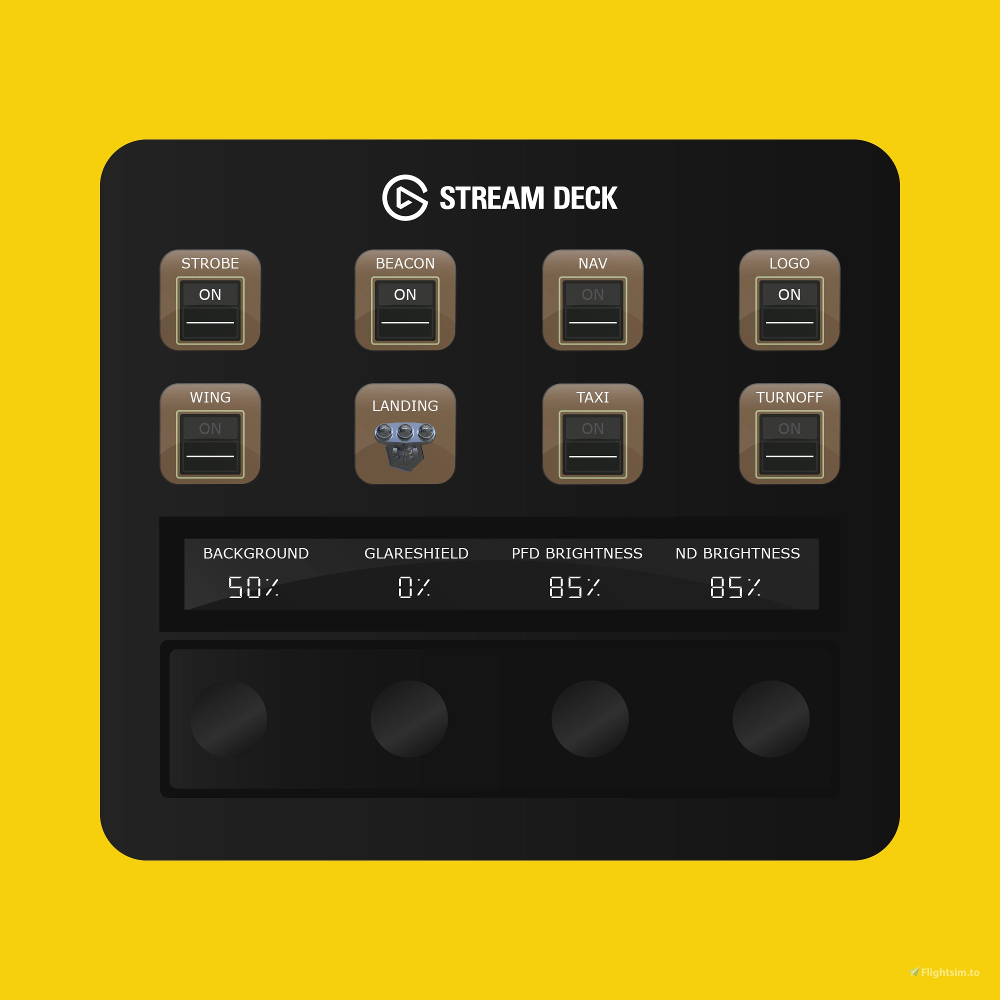 Flight Panels - PMDG 777 Stream Deck + Autopilot Panel (Tan) for ...