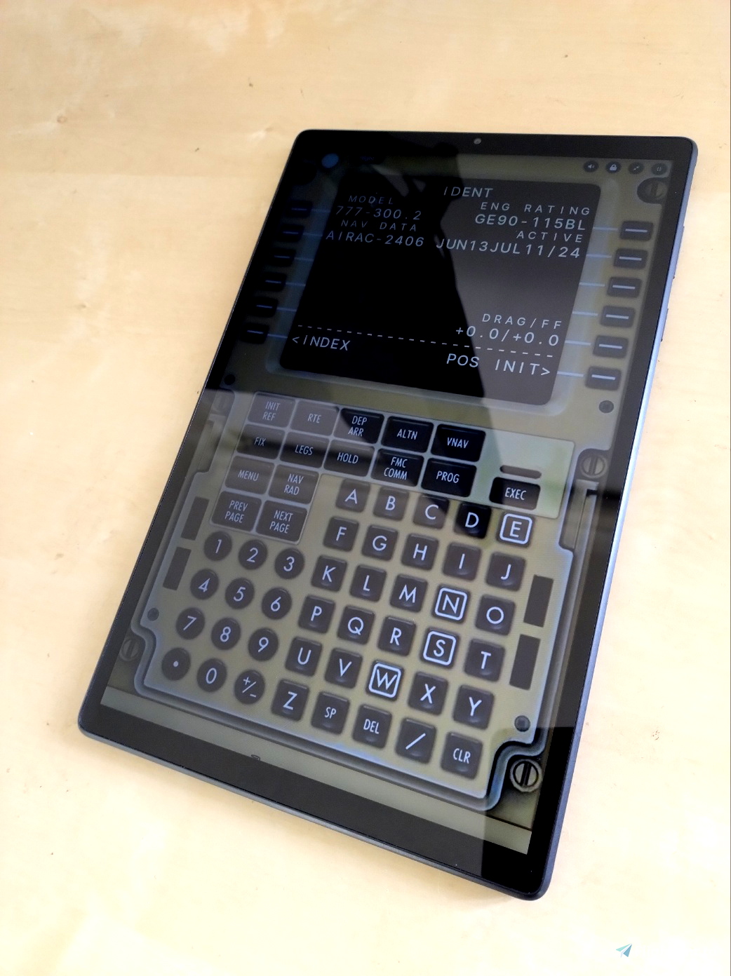 PMDG 77W CDU for Microsoft Flight Simulator | MSFS