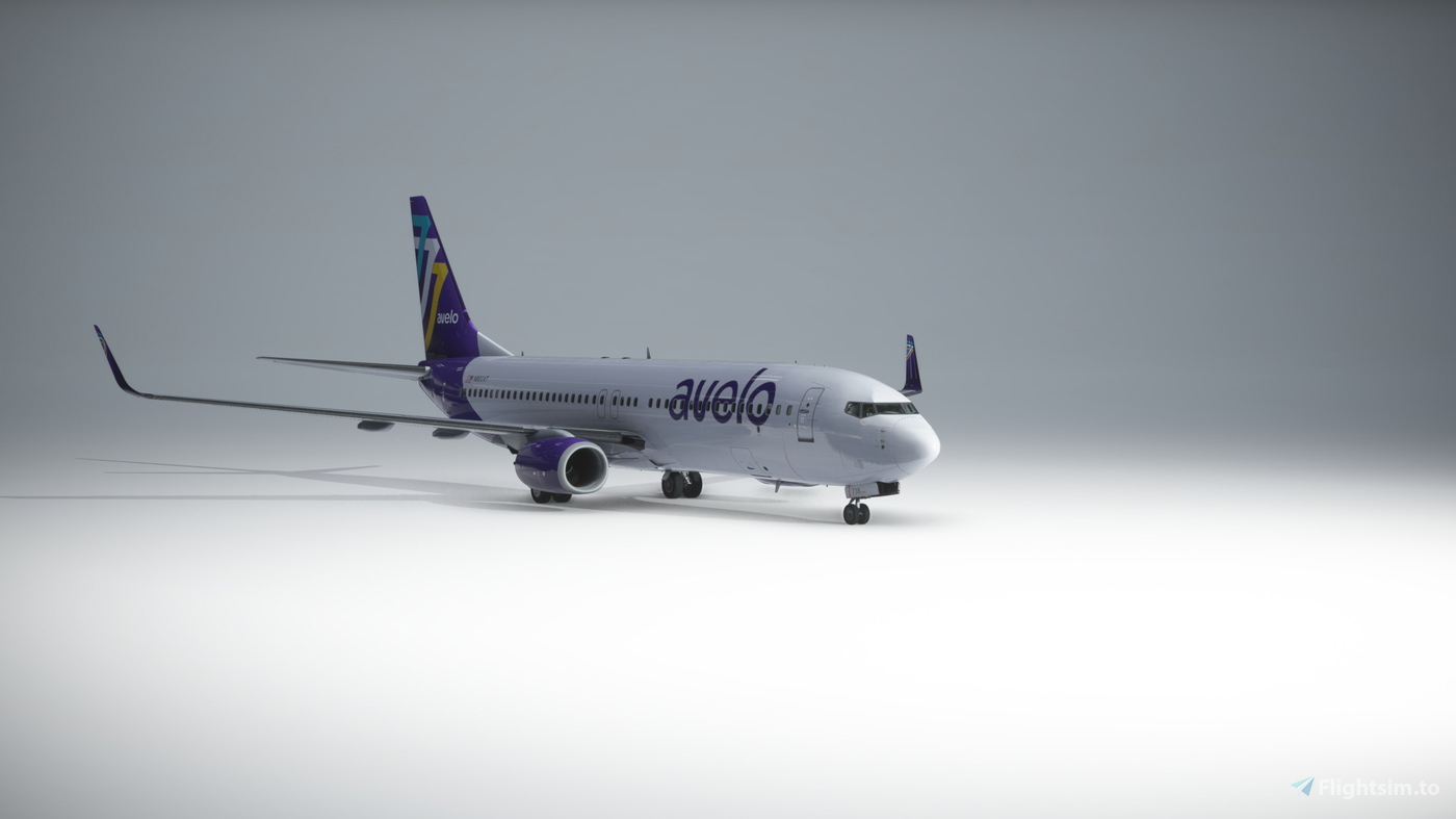PMDG-800 Avelo Airlines N801XT for Microsoft Flight Simulator | MSFS