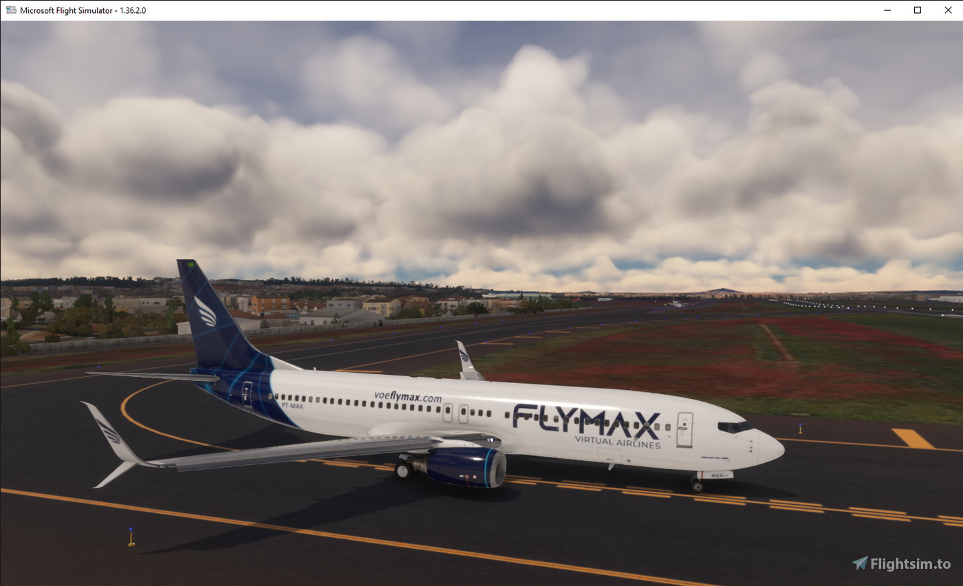 PMDG B737-800 FLYMAX BRANCO for Microsoft Flight Simulator | MSFS