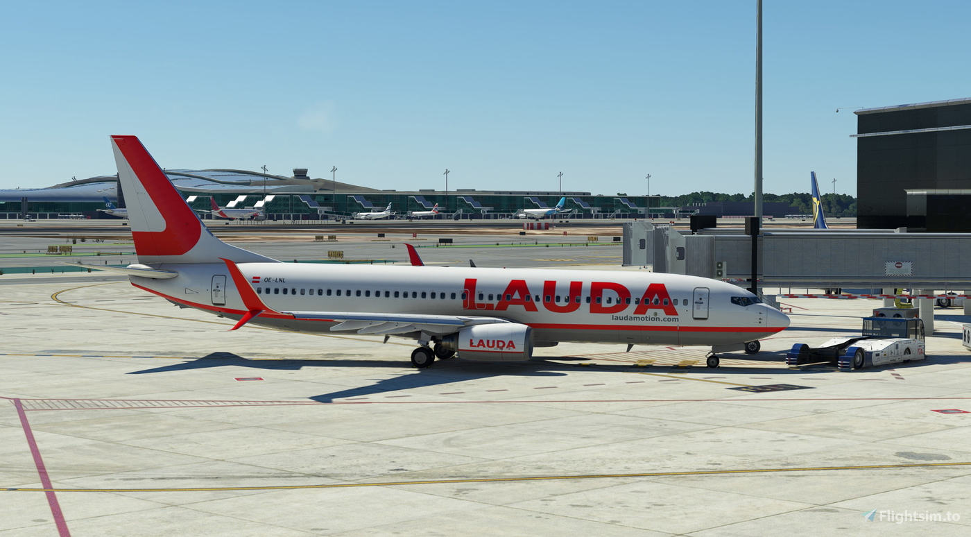PMDG B737-800 Lauda livery for Microsoft Flight Simulator | MSFS
