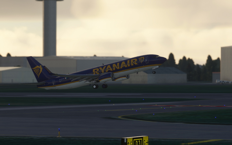 PMDG Boeing 737-800 Ryanair Blue Livery for Microsoft Flight Simulator ...