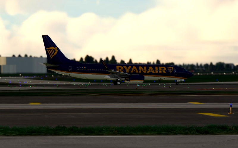 PMDG Boeing 737-800 Ryanair Blue Livery for Microsoft Flight Simulator ...