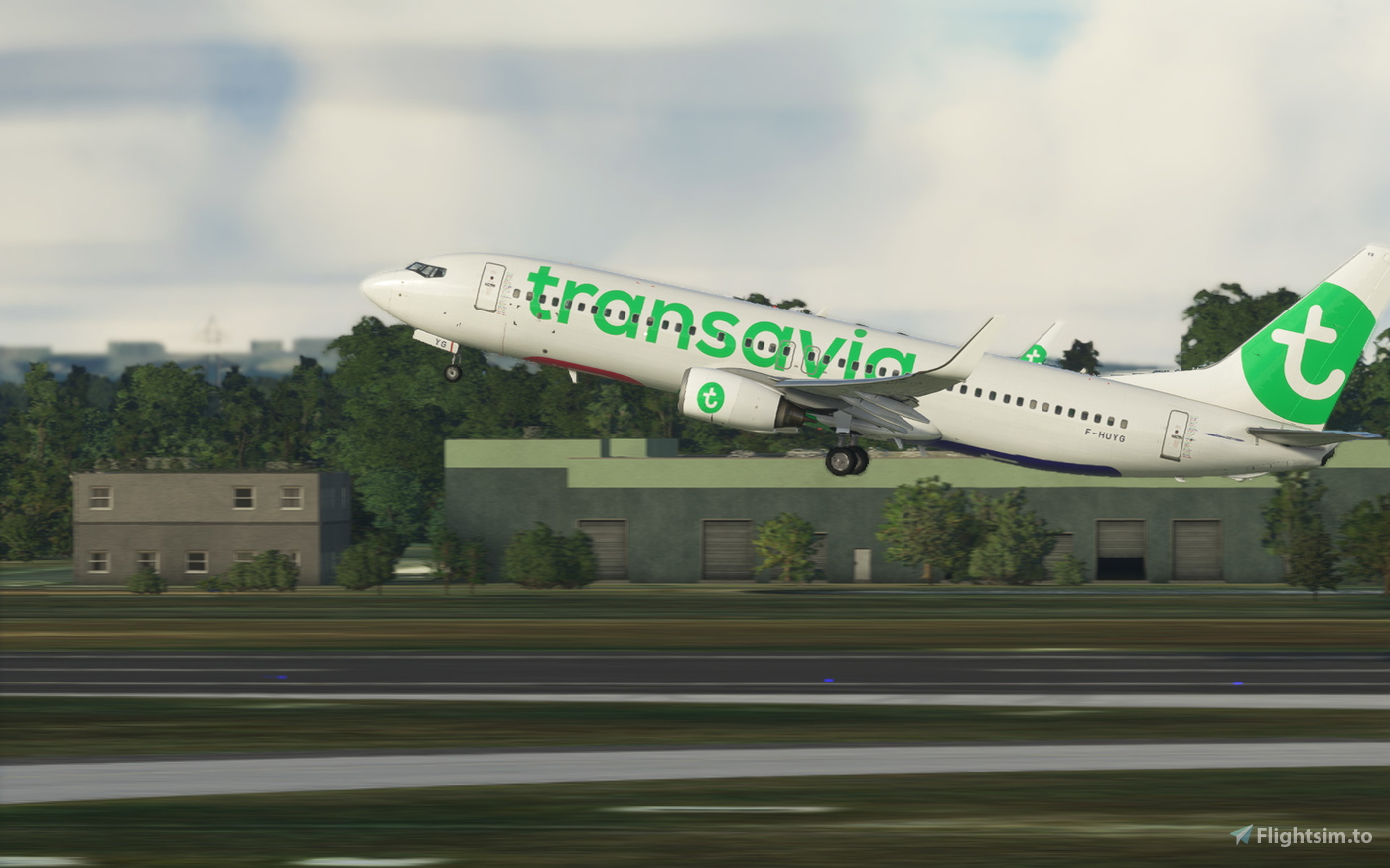 PMDG B737-800 Transavia France F-HUYG + INTERIOR 4K for Microsoft ...