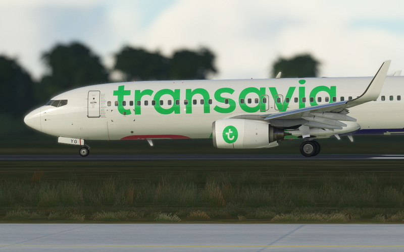 PMDG B737-800 Transavia France F-HUYG + INTERIOR 4K for Microsoft ...