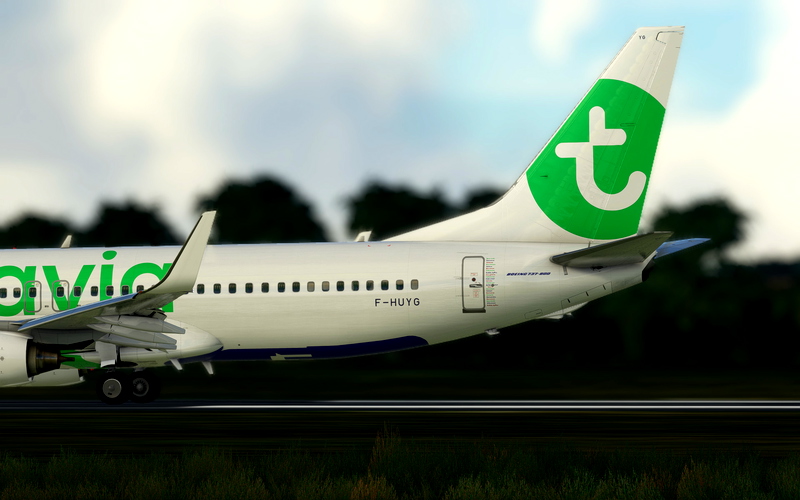 PMDG B737-800 Transavia France F-HUYG + INTERIOR 4K for Microsoft ...