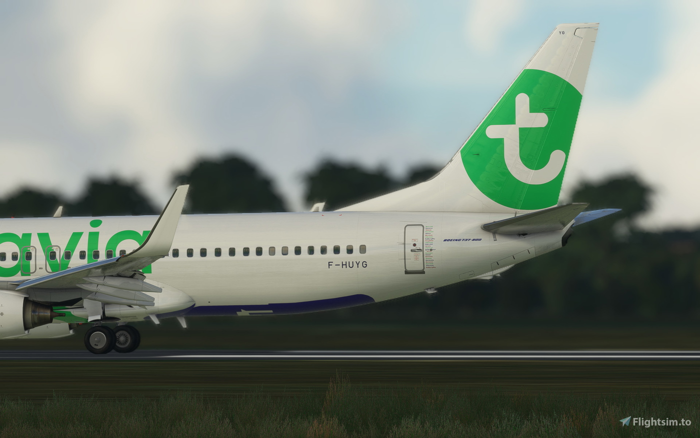 PMDG B737-800 Transavia France F-HUYG + INTERIOR 4K for Microsoft ...