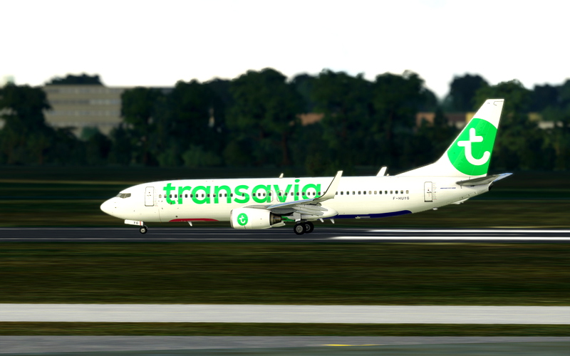 PMDG B737-800 Transavia France F-HUYG + INTERIOR 4K for Microsoft ...