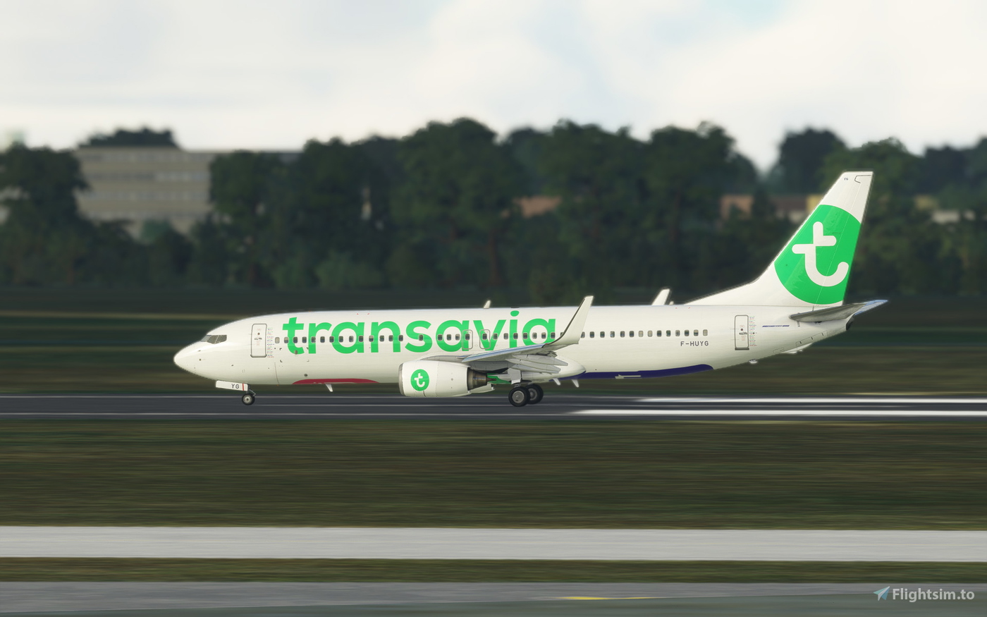 PMDG B737-800 Transavia France F-HUYG + INTERIOR 4K for Microsoft ...