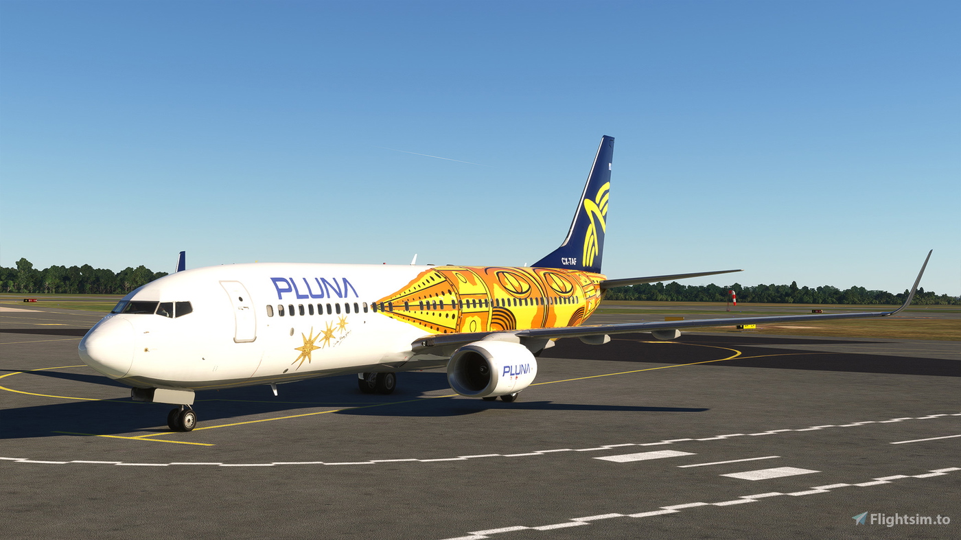 PMDG B738 — PLUNA Carlos Paez Vilaró livery for Microsoft Flight ...