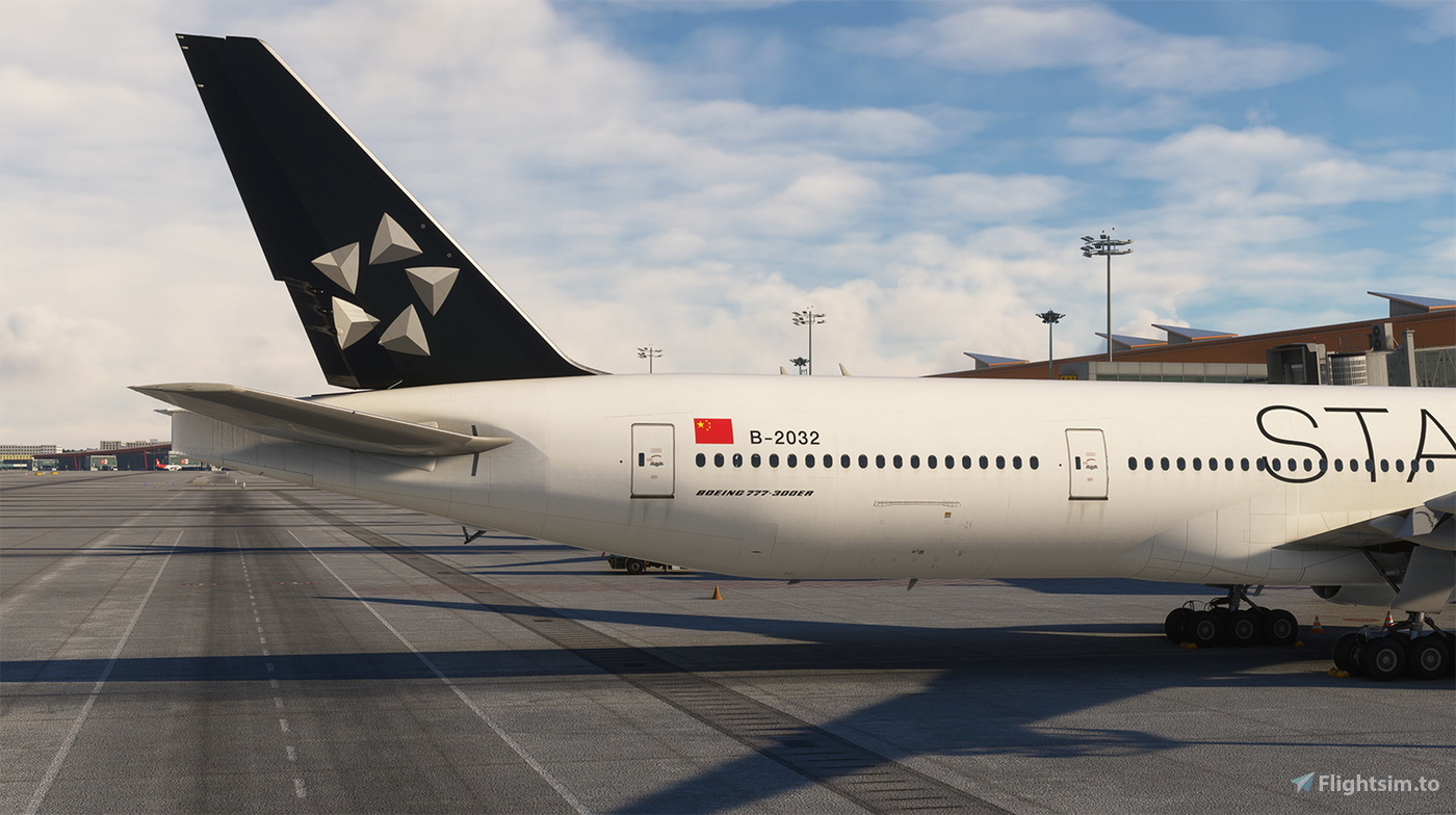 PMDG B777-300ER | Air China | STAR ALLIANCE | B-2032 for Microsoft ...