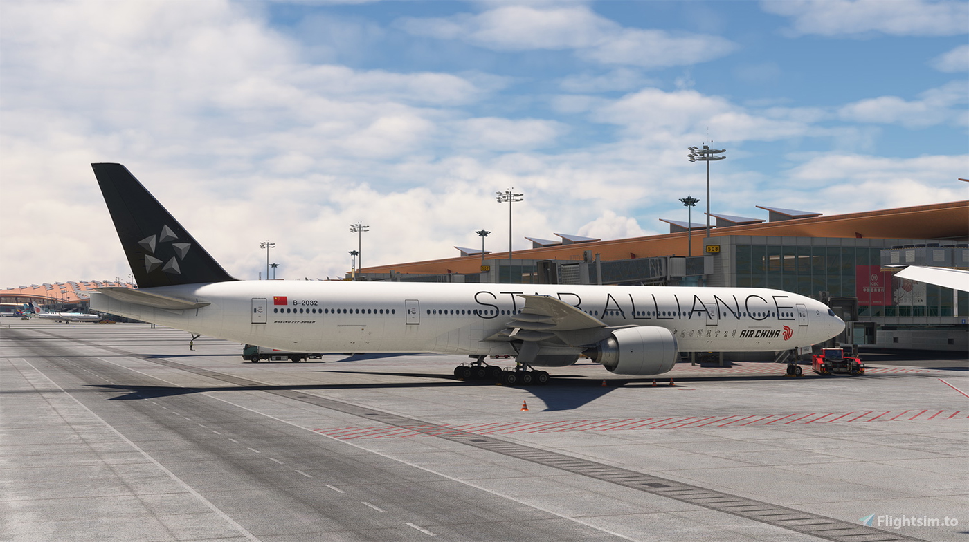 PMDG B777-300ER | Air China | STAR ALLIANCE | B-2032 for Microsoft ...