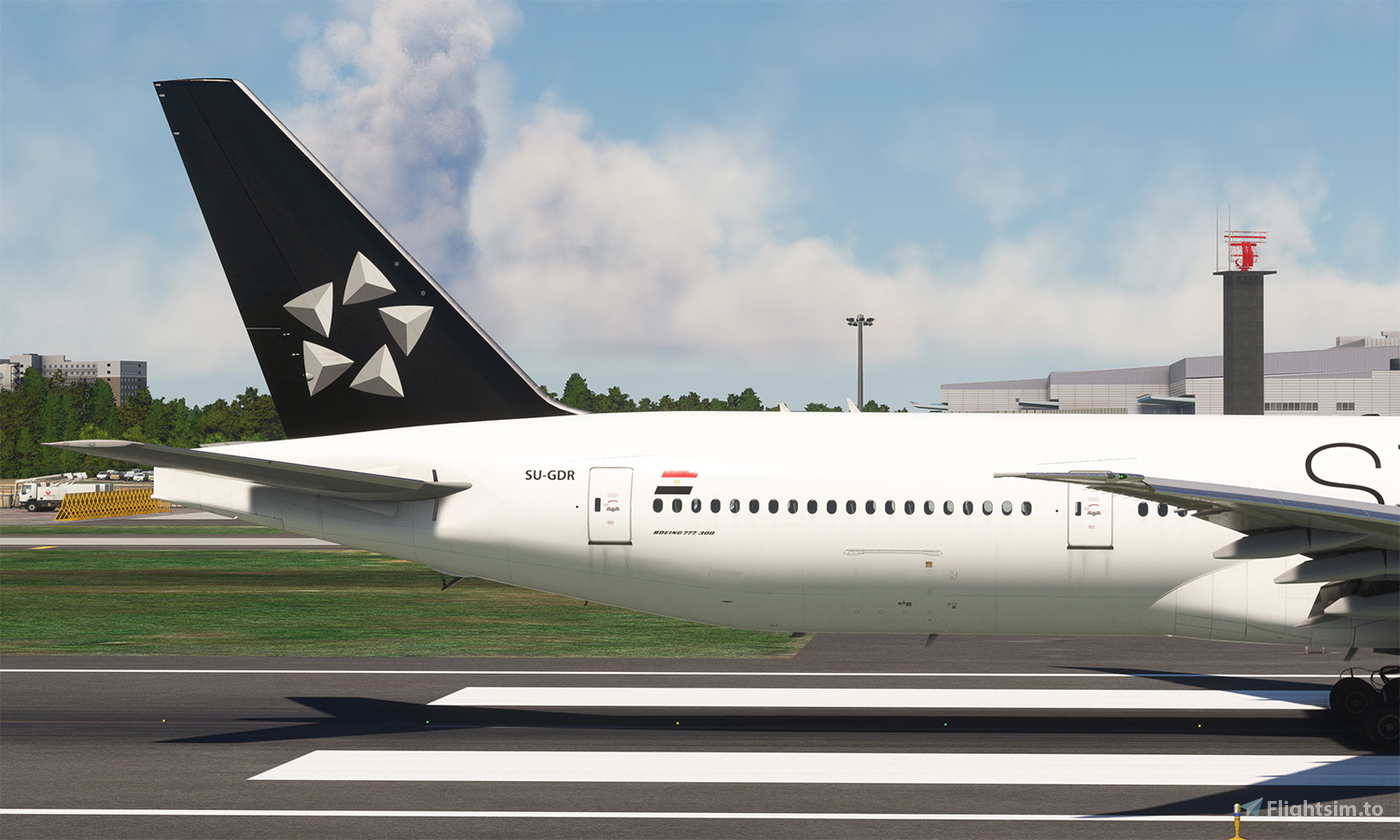 PMDG B777-300ER | EgyptAir | STAR ALLIANCE | SU-GDR for Microsoft Flight Simulator | MSFS