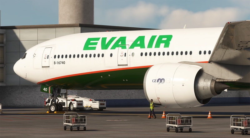 PMDG B777-300ER | EVA Air | B-16740 for Microsoft Flight Simulator | MSFS