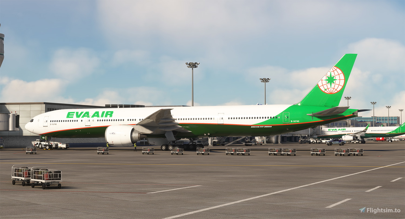 PMDG B777-300ER | EVA Air | B-16740 for Microsoft Flight Simulator | MSFS