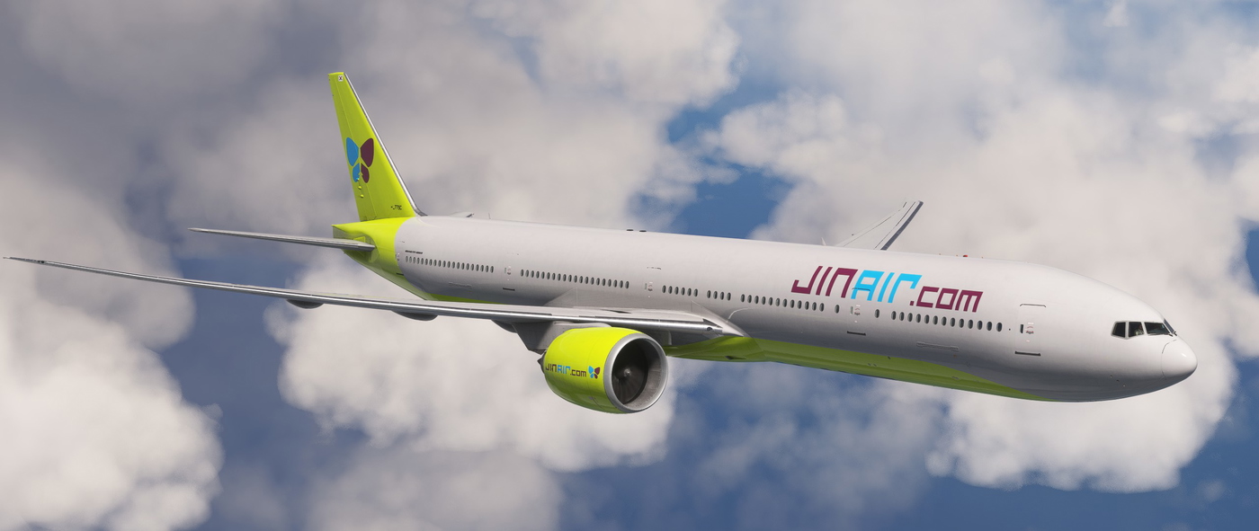 PMDG B777-300ER JIN AIR HL7760 (Fictional) 对于 Microsoft Flight ...