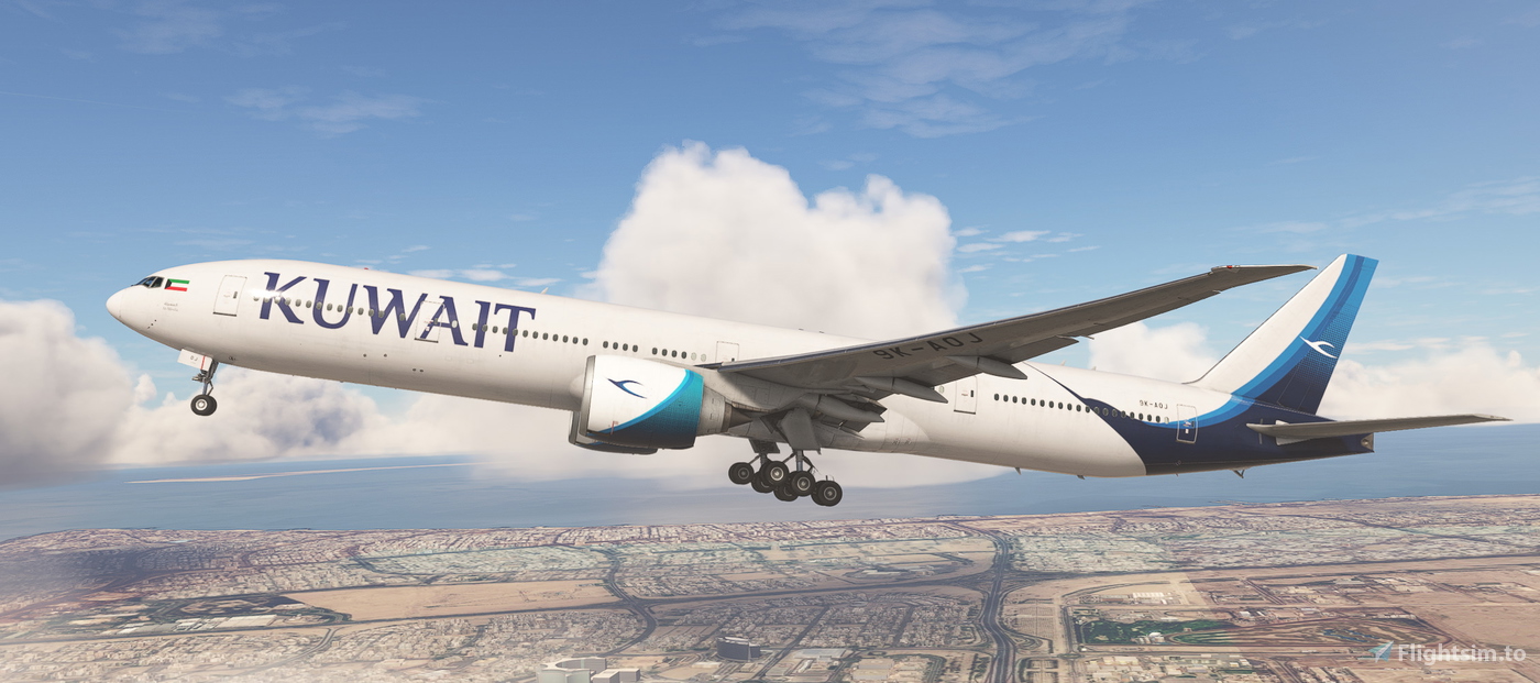 PMDG B777-300ER Kuwait Airways 9K-AOJ for Microsoft Flight Simulator | MSFS