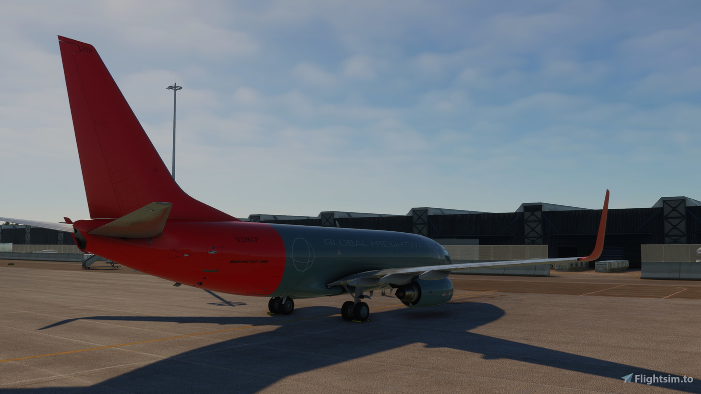 PMDG Boeing 737-700BDSF SSW Global Freightways Livery (FSX/MSFS Modern ...